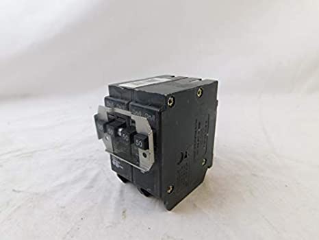 Eaton BQ250250 Breaker, 50/50A, 2P, 120/240V, 10 kAIC, CTL Quad, BR Se ...
